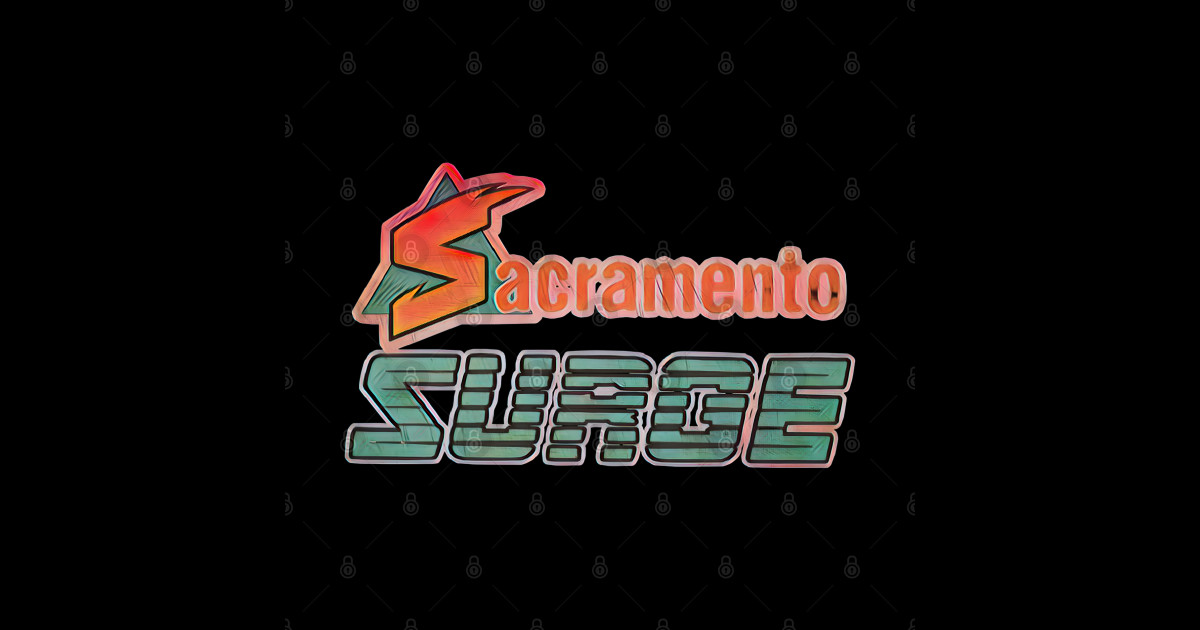 Sacramento Surge Football Sacramento Surge Sticker Teepublic