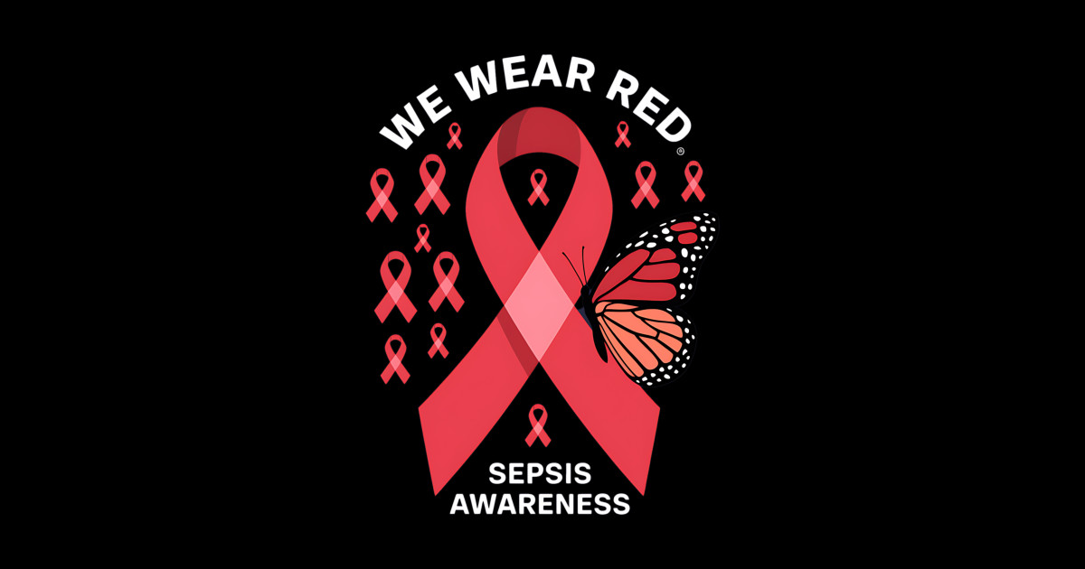 We Wear Red Sepsis Awareness Ribbon - We Wear Red Sepsis Awareness ...