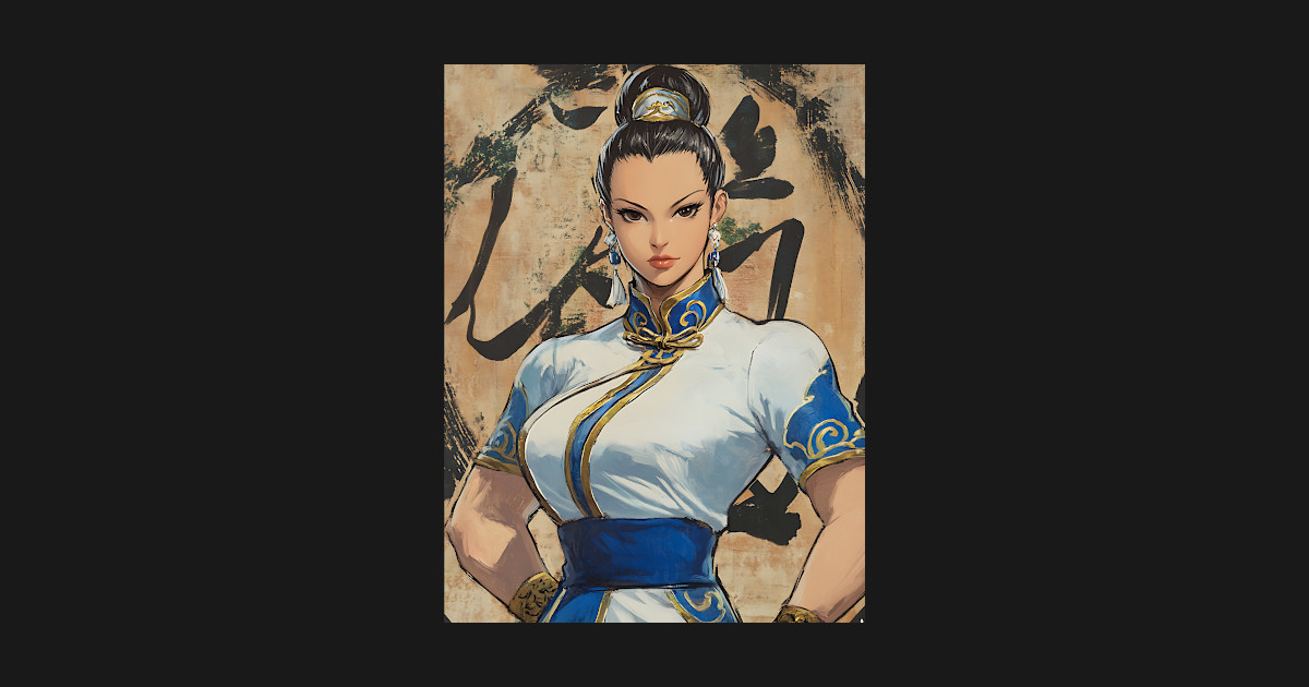 Chun Li Street Fighter Fanart - Chun Li - T-Shirt | TeePublic