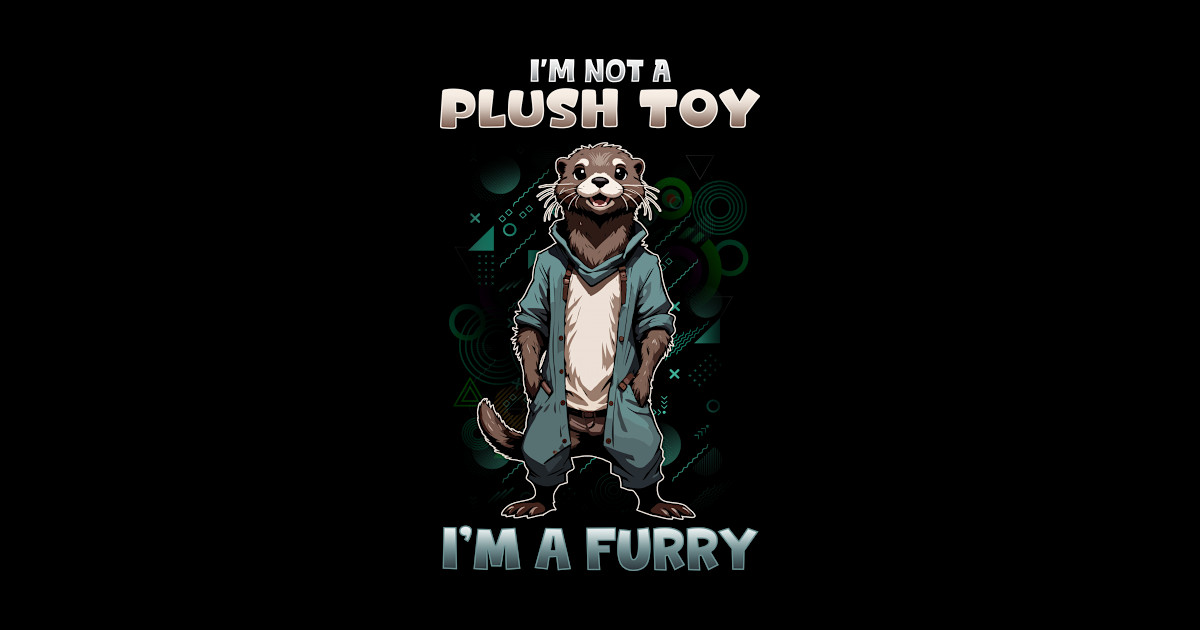 I'm Not A Plush Toy I'm A Furry I Tanuki Fursona Fandom - Furry ...