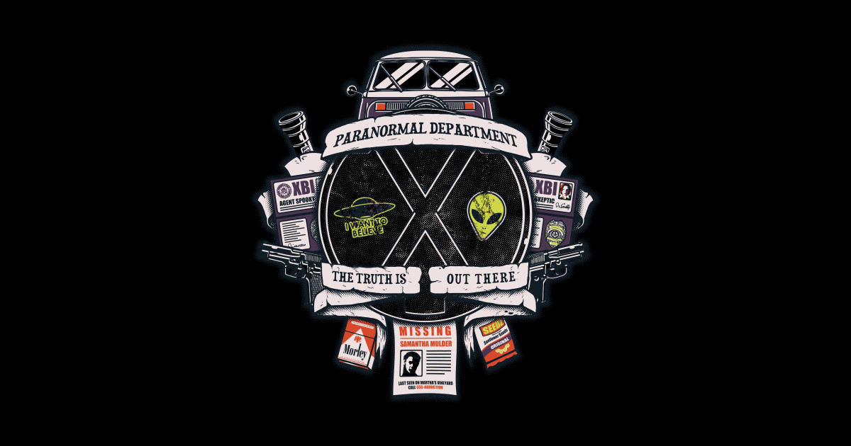 Paranormal Files - X Files - Sticker | TeePublic