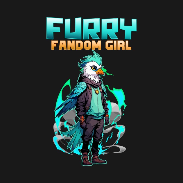 Furry Fandom Girl I Cute Bird Furries Fandom Cosplay - Furry - T-Shirt ...