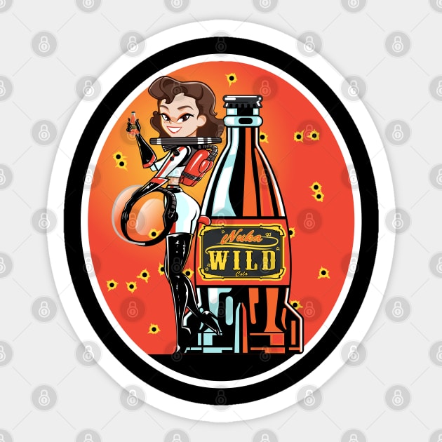 Nuka Wild Poster Girl - Nuka Wild Girl - Sticker | TeePublic
