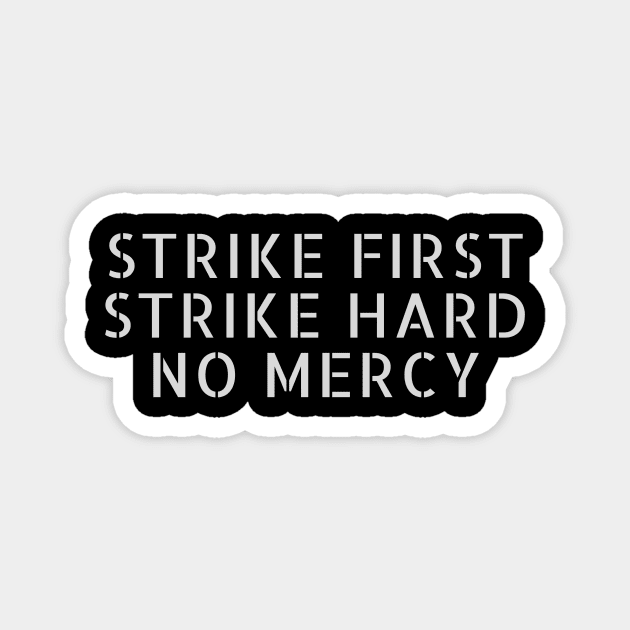 cobra kai quote- strike first strike hard no mercy - Strike First ...