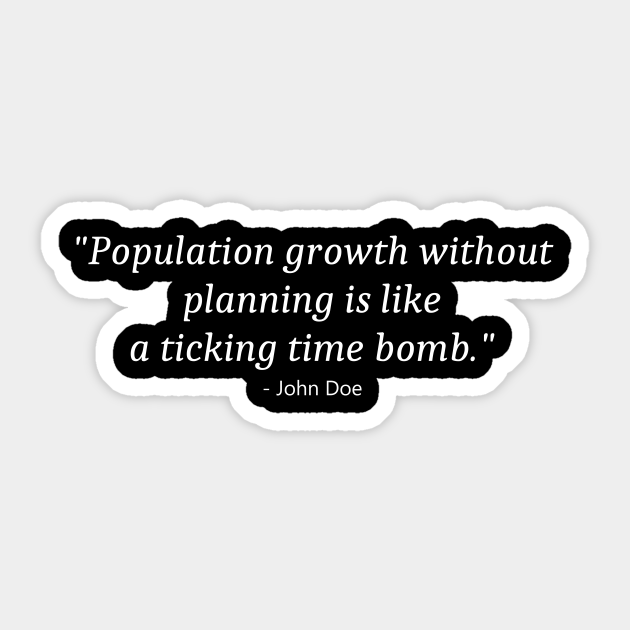 World Population Day - Population - Sticker | TeePublic