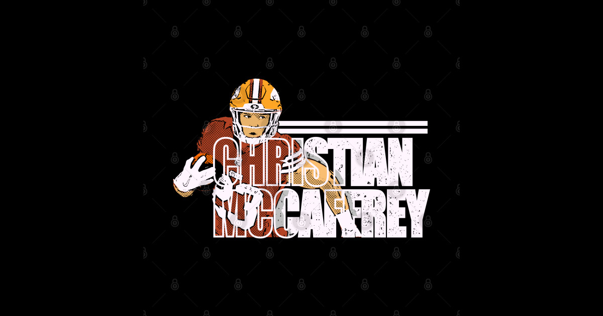 Christian Mccaffrey comic style illustration - Christian Mccaffrey ...