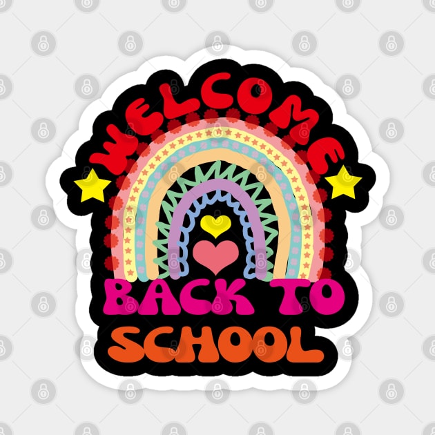 Welcome Back To School - Welcome Back To School - Magnet | TeePublic