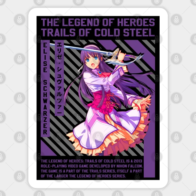 Elise Schwarzer | Trails Of Cold Steel - Trails Of Cold Steel - Sticker ...