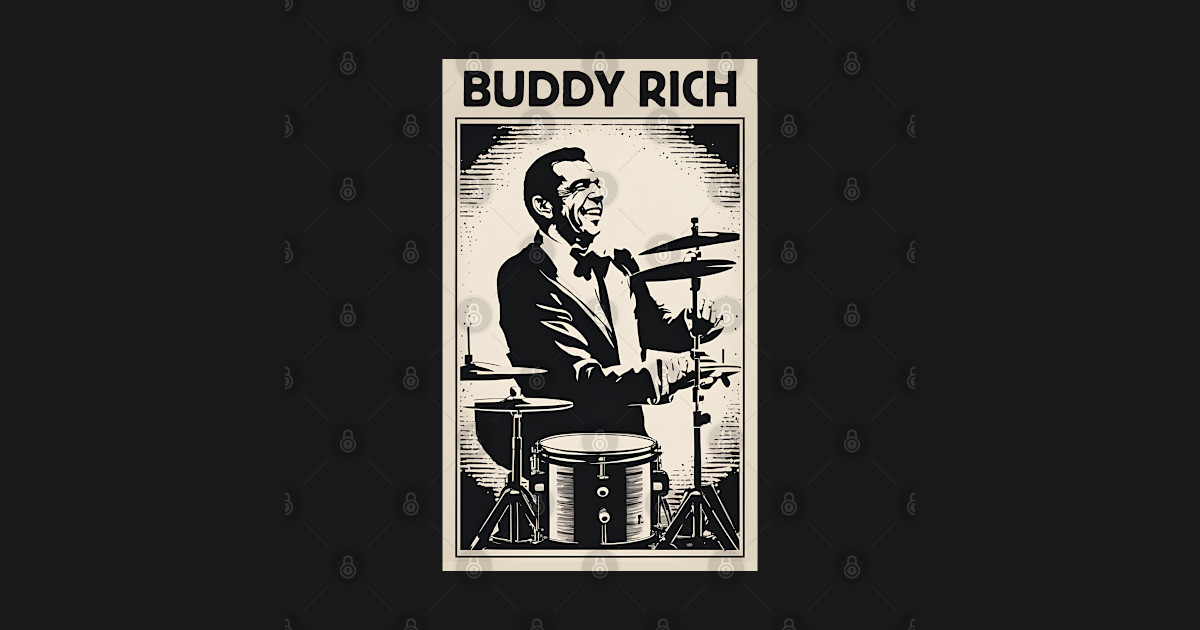 Playing Jazz Music Buddy Rich Drummer Solo Concert - Buddy Rich Drummer ...