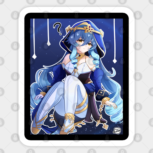 Layla fanart - Genshin Impact - Sticker | TeePublic
