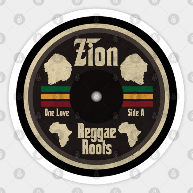 Zion Reggae Roots - Reggae Roots - Sticker | TeePublic