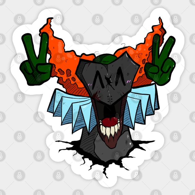 Madness combat another JOYFUL Tricky the clown - Tricky - Sticker ...