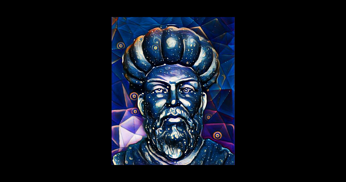 Ibn al Nafis Dark Night Portrait | Ibn al Nafis Artwork 5 - Ibn Al ...