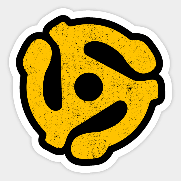 45 RPM Record Adapter - 45 Rpm Record Adapter - Sticker | TeePublic