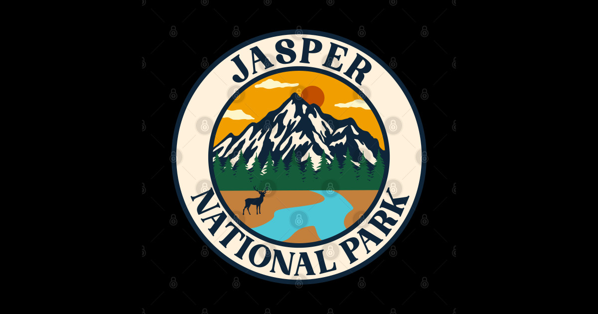 Jasper national park - Jasper - Sticker | TeePublic