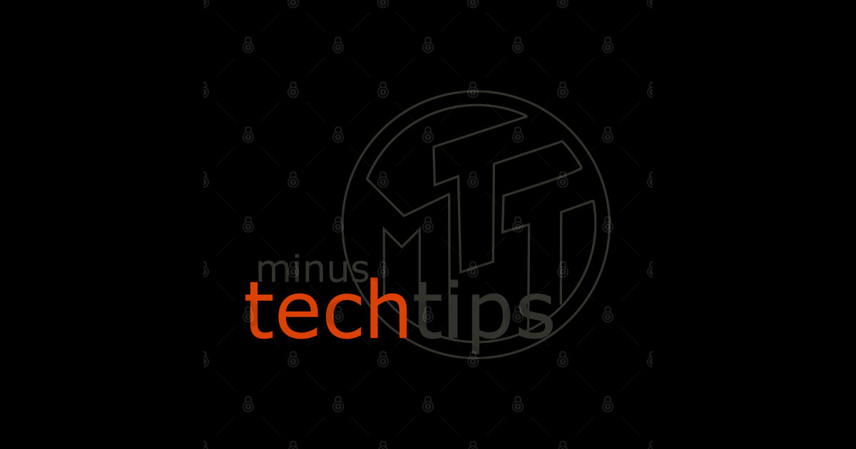Minus Tech Tips - Technology - Sticker | TeePublic
