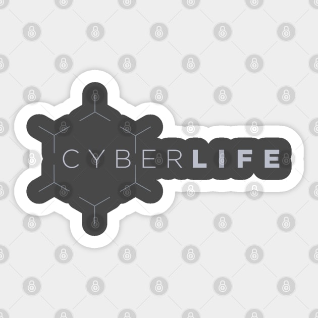 Cyberlife logo (No Background) - Cyberlife - Sticker | TeePublic
