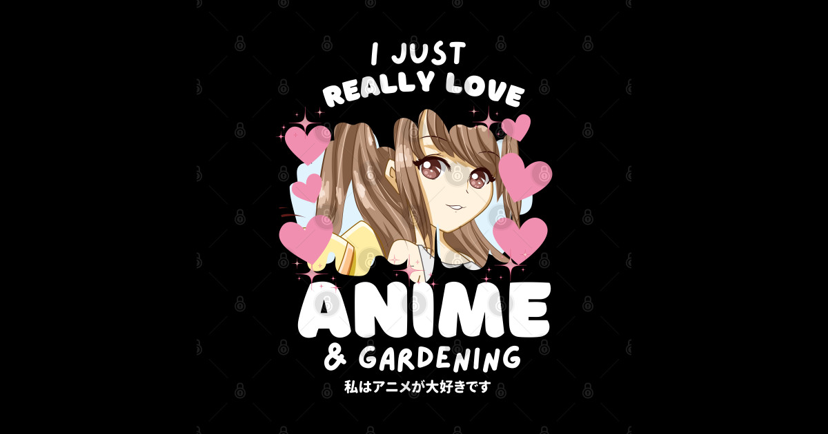 I LOVE ANIME - Anime Girls - Sticker | TeePublic