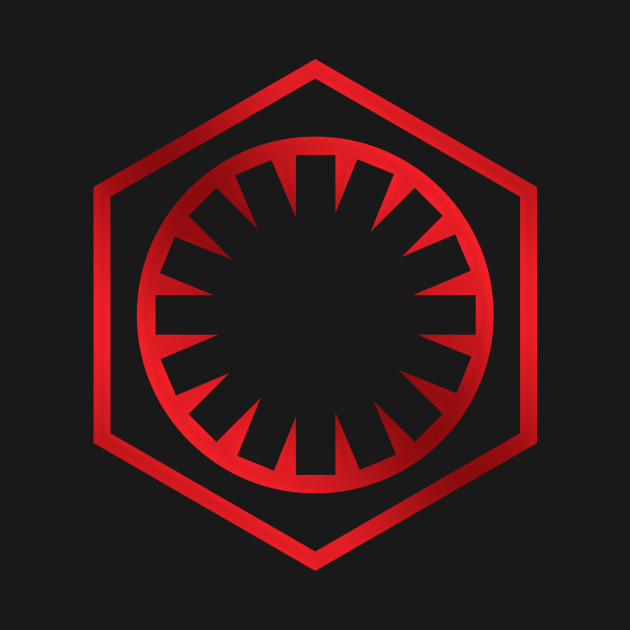 The First Order/New Imperial Logo - Red - The First Order - T-Shirt ...