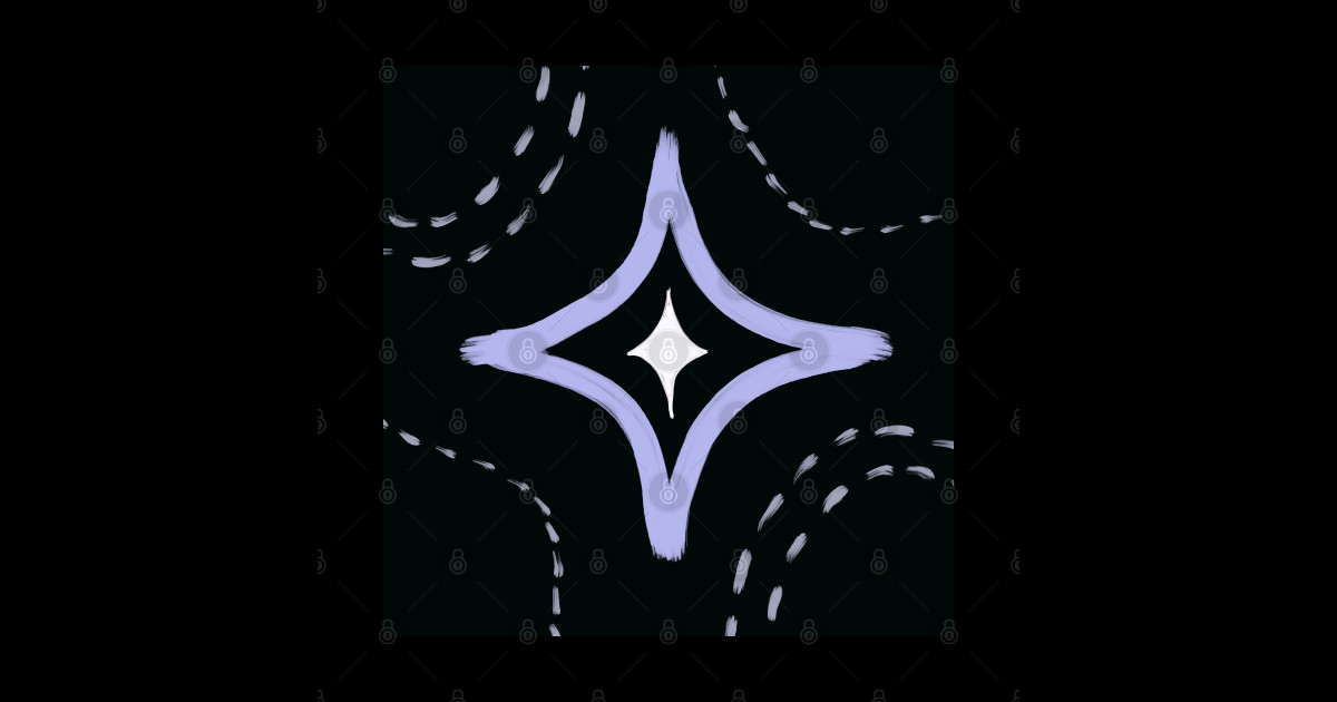Modern Unity Star Abstract Art - Stars - Sticker | TeePublic