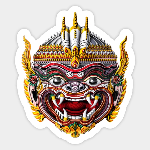 Cambodian Khmer Hanuman Dancer - Cambodian Dancer - Sticker | TeePublic