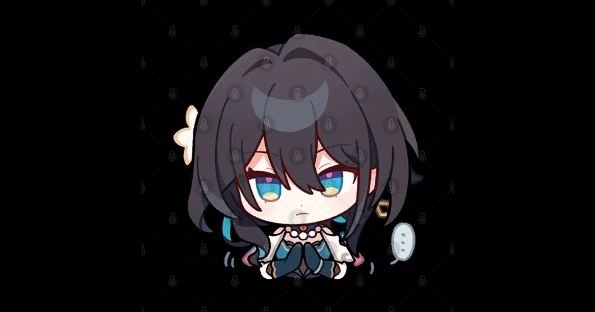 Honkai Star Rail Chibi Ruan Mei 4 - Honkai Star Rail - Sticker | TeePublic