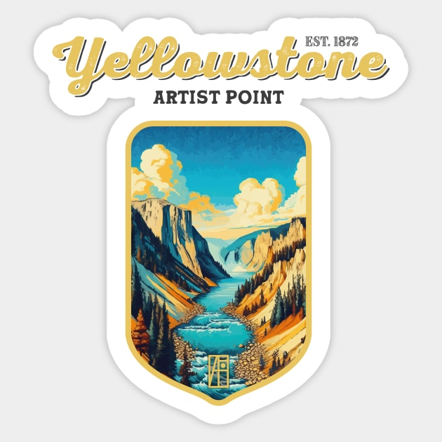 USA - NATIONAL PARK - YELLOWSTONE - Yellowstone Artists Point -38 ...