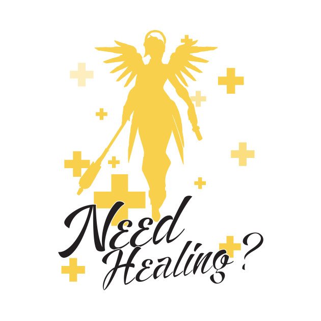 Mercy Healer - Overwatch - T-Shirt | TeePublic