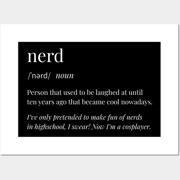 Nerd definition - Nerds - Posters and Art Prints | TeePublic