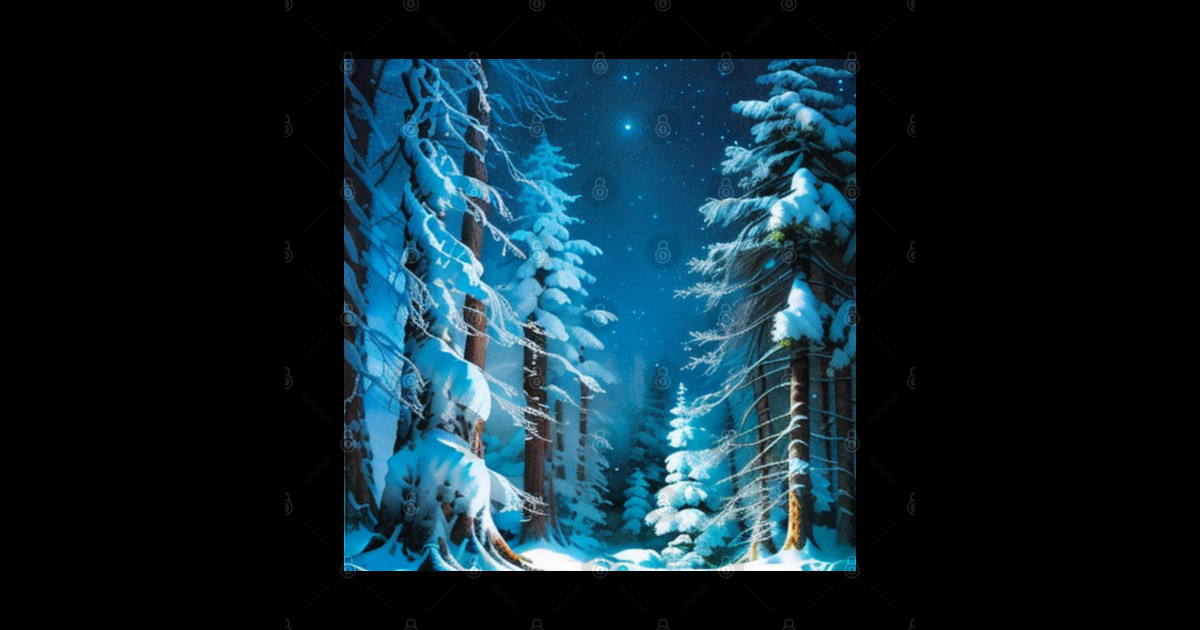 Starry Night in the Forests of Icewind Dale DND Classic - Frozenfar ...