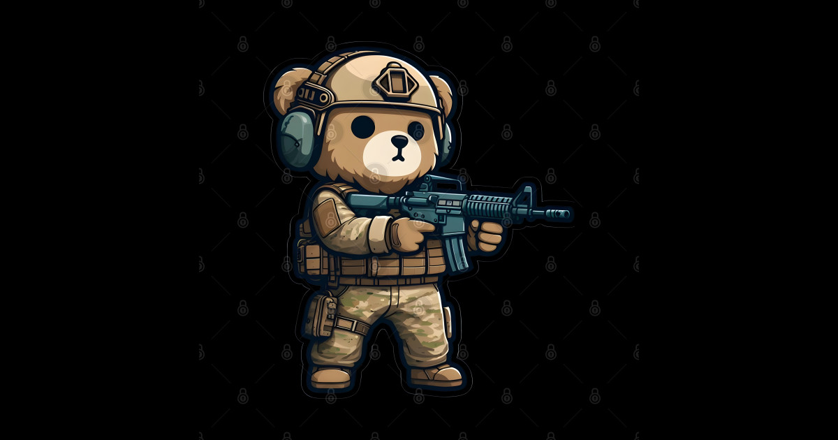 Tactical Bears - Tactical - Sticker | TeePublic