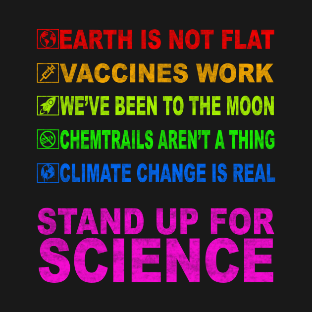 Stand Up For Science - Sciences - T-Shirt | TeePublic