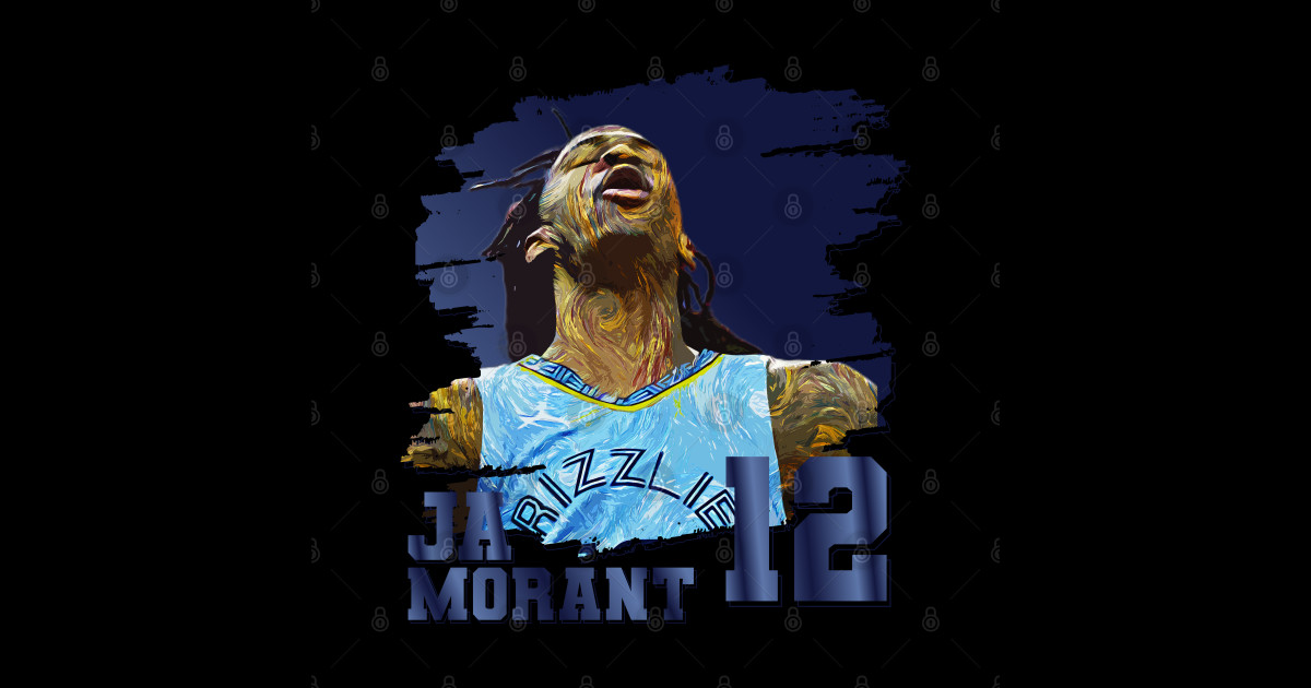 ja morant || 12 - Ja Morant 12 - Sticker | TeePublic