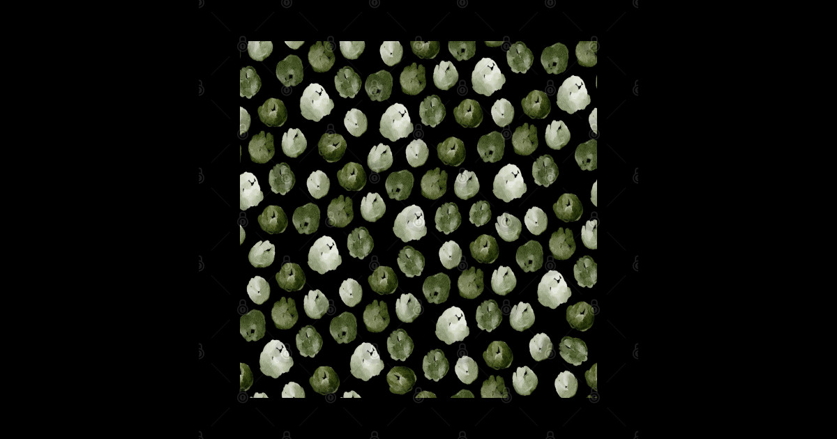 Green Finger Painting Patterns - Fingerprints - Sticker | TeePublic