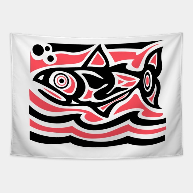 Tribal maori fish vector ink illustration - Hand Drawn Vector ...