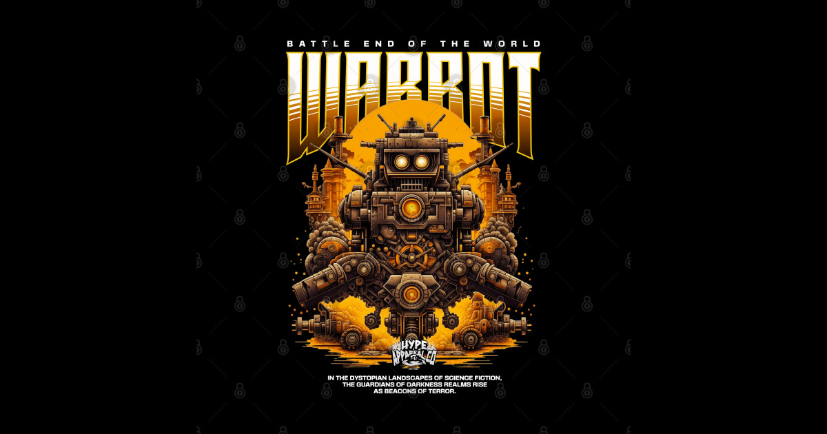 Warbot - Robot - Posters and Art Prints | TeePublic