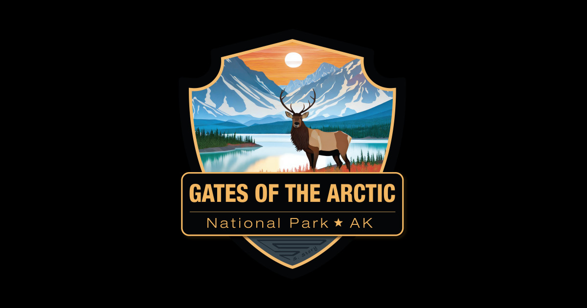 Gates of the Arctic National Park - Gates Of The Arctic - Sticker ...