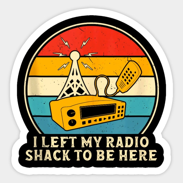 Funny Ham Radio Operator Retro Vintage Radio Shack - Ham Radio ...