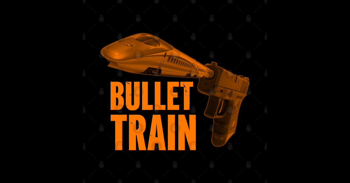Bullet Train - Play On Words - Sticker | TeePublic