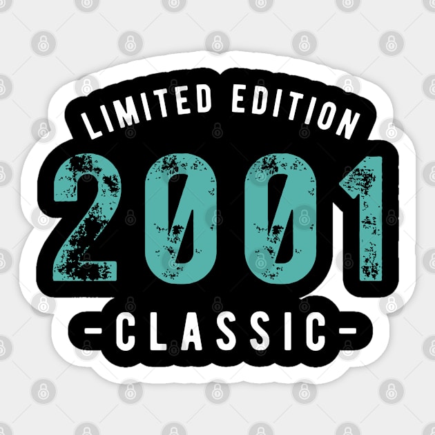 Limited Edition 2001 - 2001 - Sticker | TeePublic