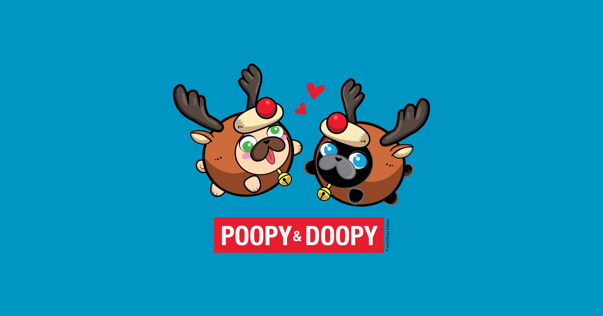 Poopy and Doopy ™ Happy Holidays - Dogs - T-Shirt | TeePublic