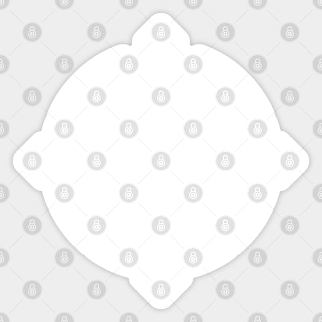 Genshin Impact Candace Emblem - White - Genshin Impact - Sticker ...