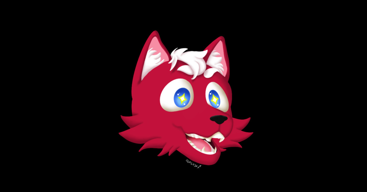 Excited Furry - Furry - Sticker | TeePublic