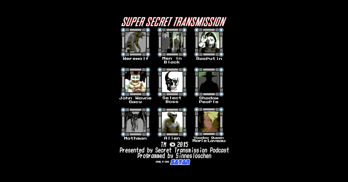 Super Secret Transmission - Game - Sticker | TeePublic