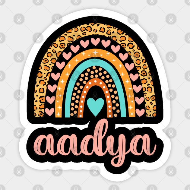 Aadya Name Aadya Birthday - Aadya - Sticker | TeePublic