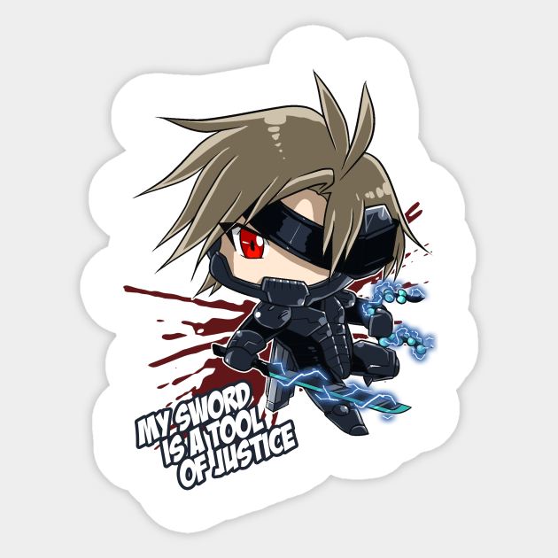 Metal Gear Rising - Raiden - Merchandising - Sticker | TeePublic