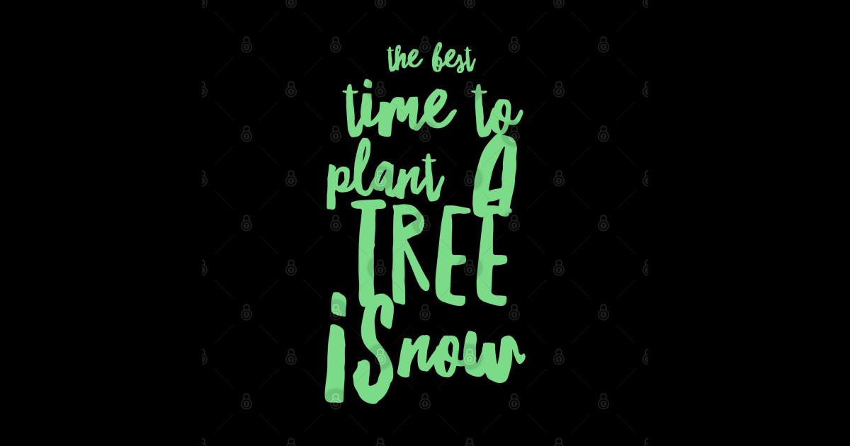 plant a tree quote - Tree Hugger - Sticker | TeePublic