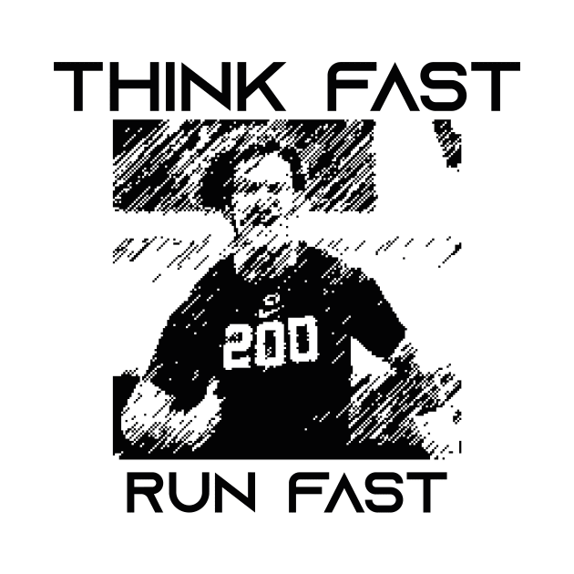 think fast run fast chad powers - Think Fast Run Fast - T-Shirt | TeePublic