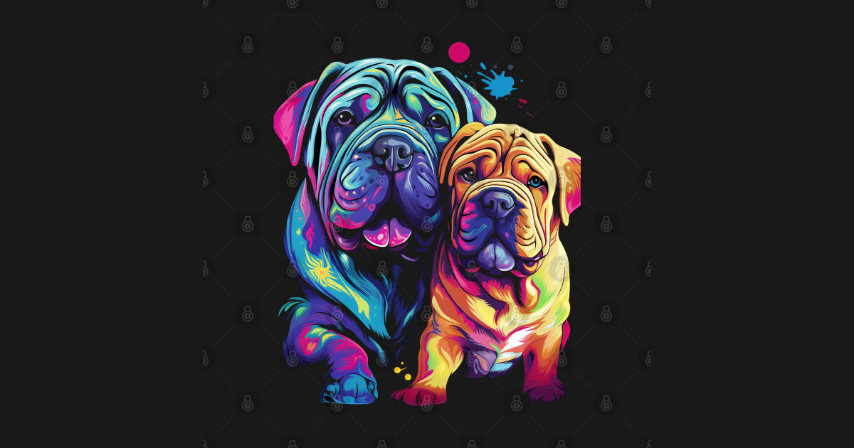 Shar Pei Funny - Shar Pei Funny - T-Shirt | TeePublic