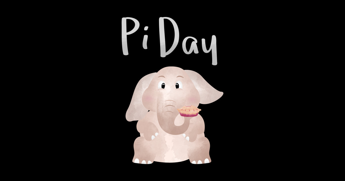 Little Pie for Elephant - Pi Day - Pi - Sticker | TeePublic